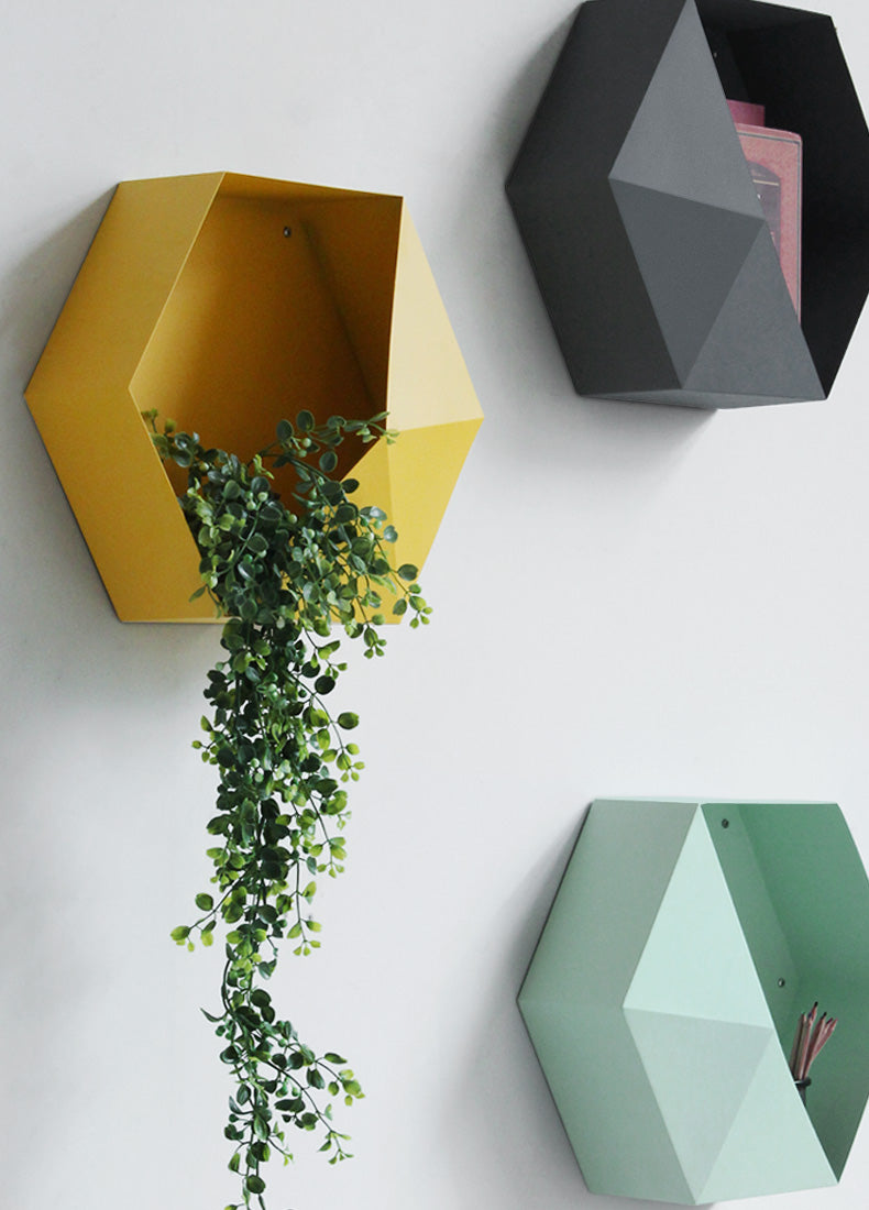 Creative Hexagon Deco Rack – Ambience Creation